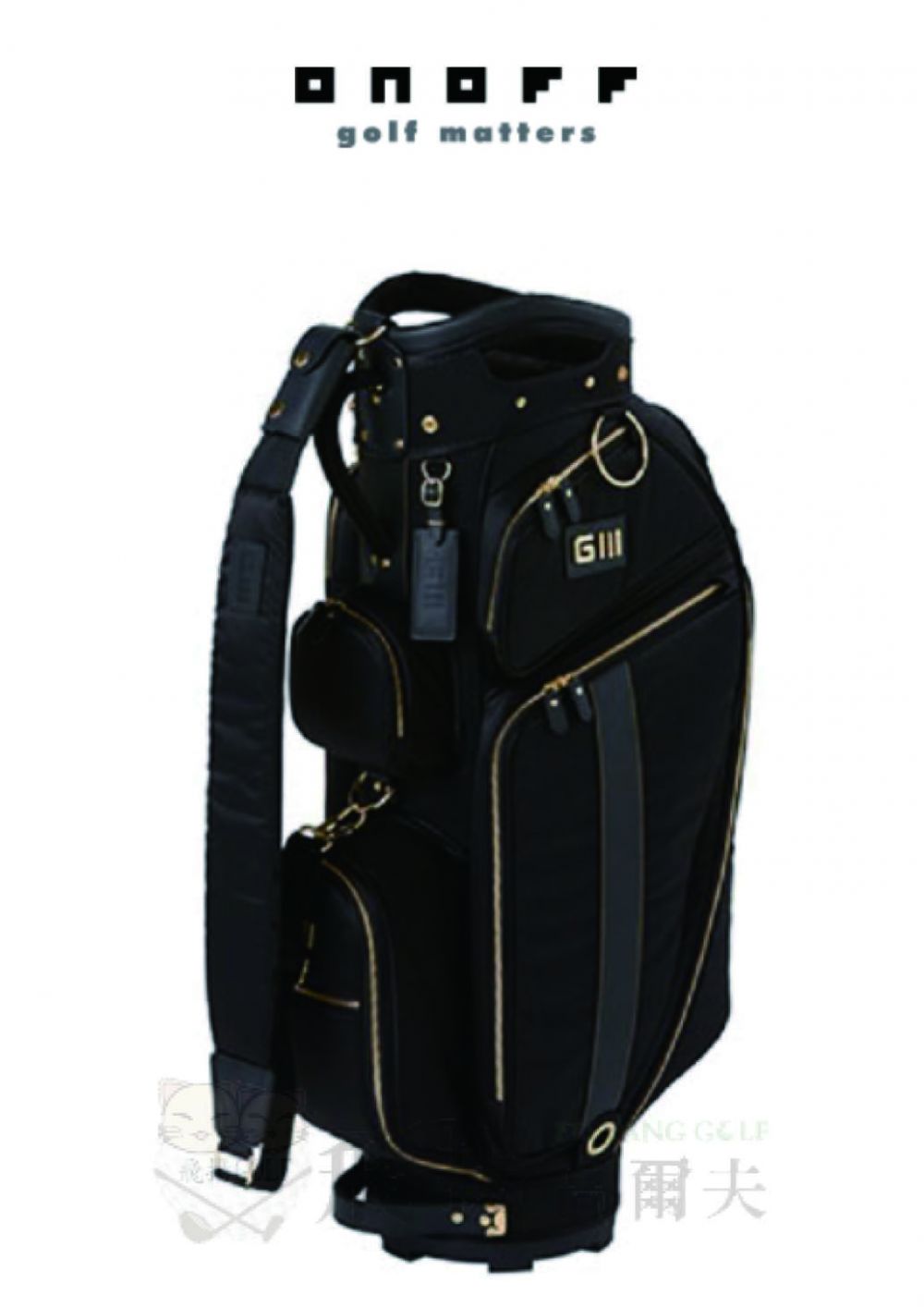 【飛揚高爾夫】ONOFF GIII Caddie Bag 9吋 #GB0424 ,黑,桿袋,桿袋/旅行外袋/衣物包 - 飛揚高爾夫